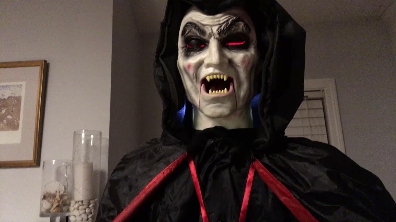 Spirit Halloween lurching vampire - YouTube
