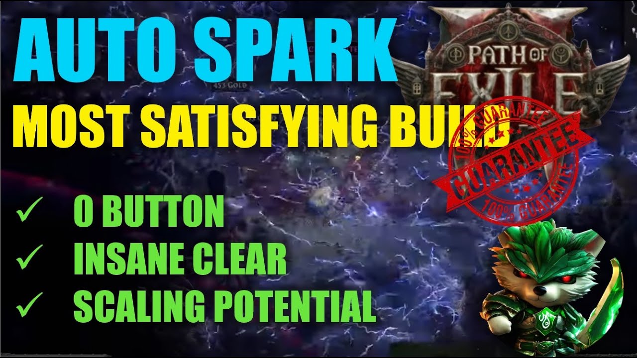 [POE2] MOST SATISFYING BUILD in POE2 PERIOD!! Auto Spark Gemling ...