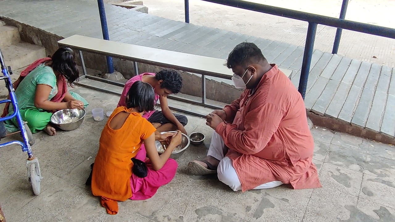 Today We Feed The Children I Am Very Happy To Meet Blind People s today-we-feed-the-children-i-am-very-happy-to-meet-blind-people-s
