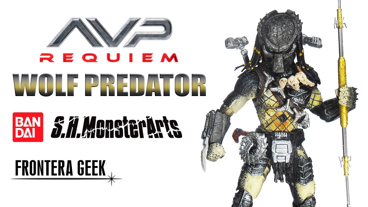 SH MonsterArts WOLF PREDATOR Heavy Armed - AVPR Bandai Tamashii Nations ...