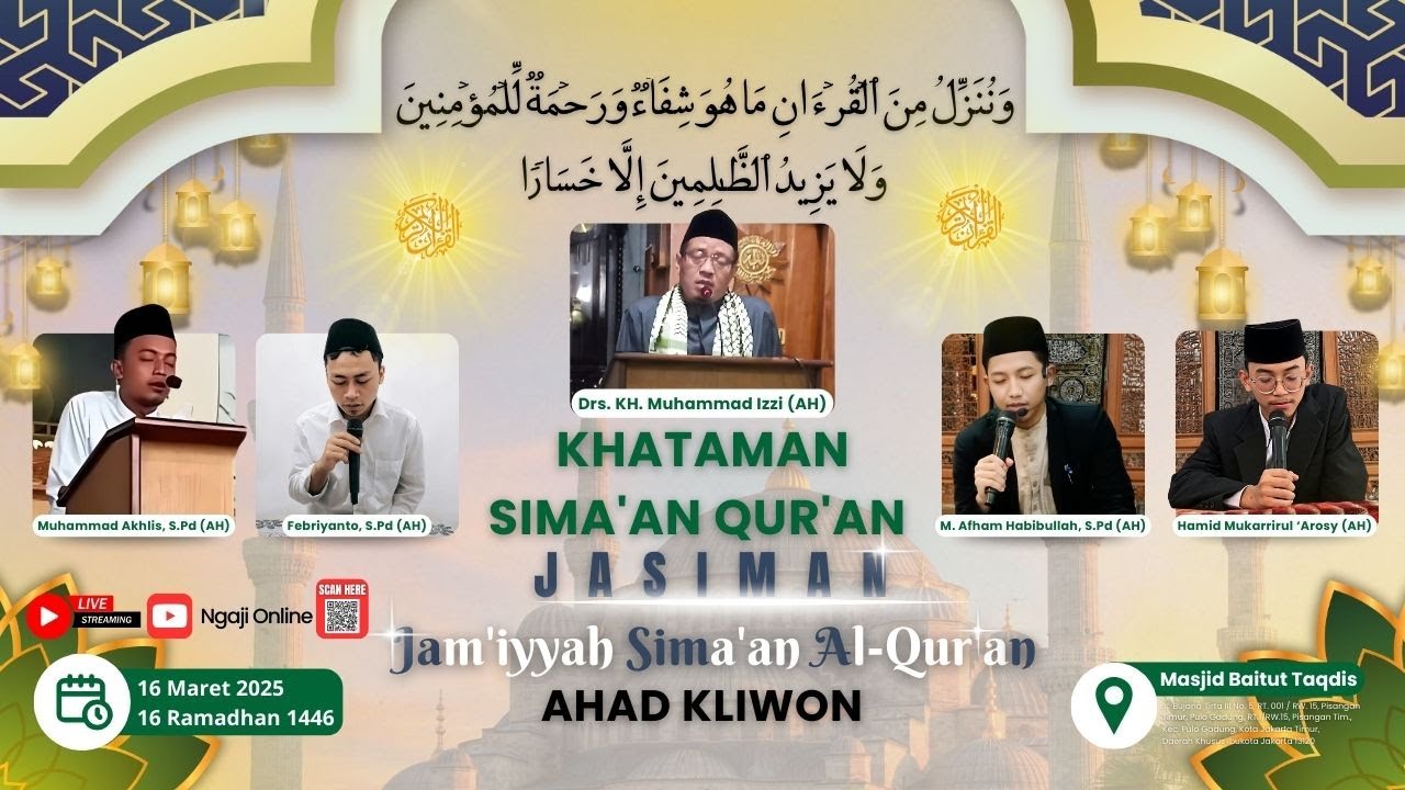 LIVE STREAMING KHATAMAN SIMA'AN BIL GHOIB - YouTube