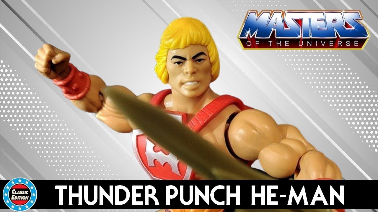 THUNDER PUNCH HE-MAN Origins | MOTU Reviews 077 - YouTube
