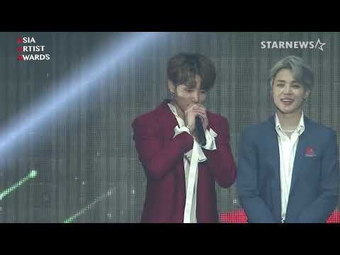 (Eng Sub) BTS Speech at AsiaArtistAwards (AAA)