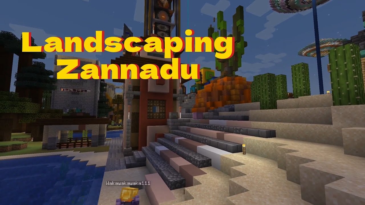 FREESTYLE LANDSCAPING in Minecraft - YouTube