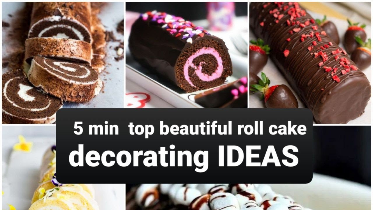5min .TOP BEAUTIFUL ROLL CAKE DECORATING IDEAS 2023 - YouTube