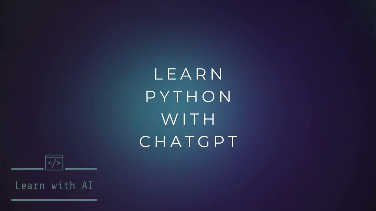 Learn Python with AI - Beginner's Guide to Coding | LearnWithAI - YouTube