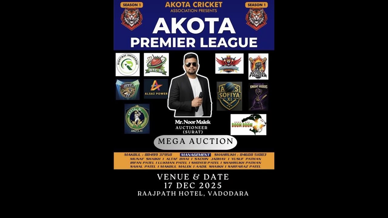 AKOTA PREMIER LEAGUE 2026 - SEASON 1 || MEGA AUCTION || - YouTube