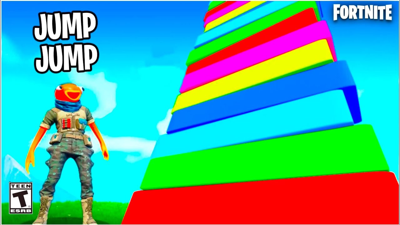 +1 JUMP EVERY SECOND CREATIVE 2.0 FORTNITE - YouTube