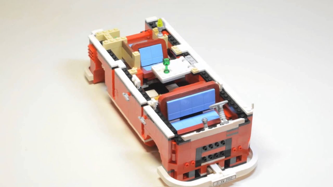 Lego 10220 VW T1 Camper Van Build Review - YouTube