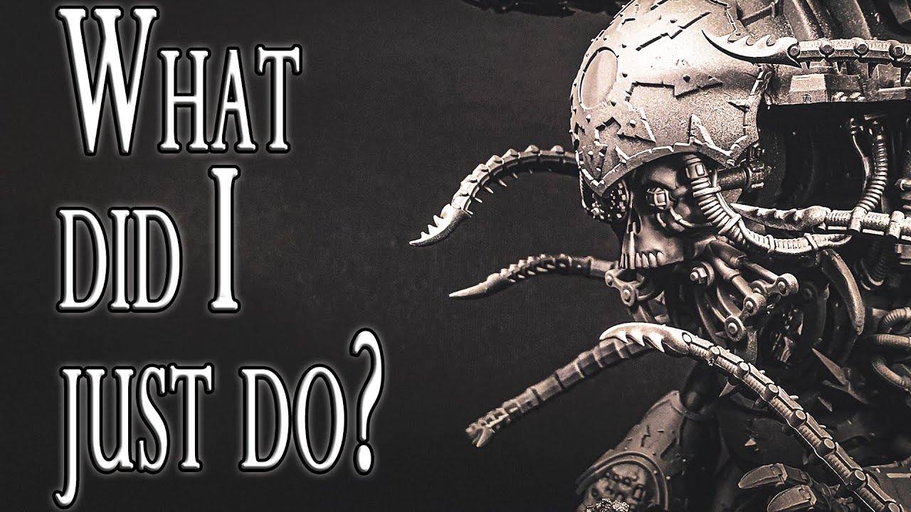 Kitbashing a Chaos knight Abominant for Warhammer 40k without using any ...