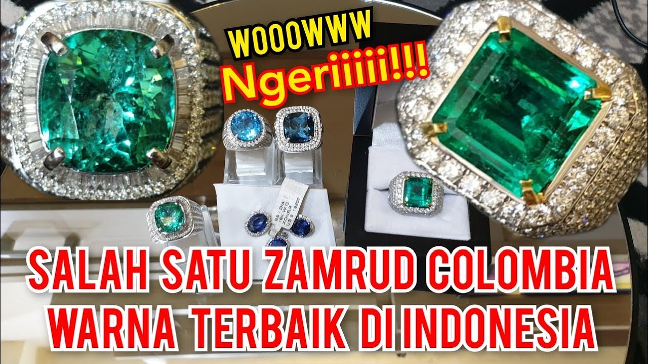 Ini sih warna zamrudnya ngeri banget! Pertama kali lihat salah satu ...