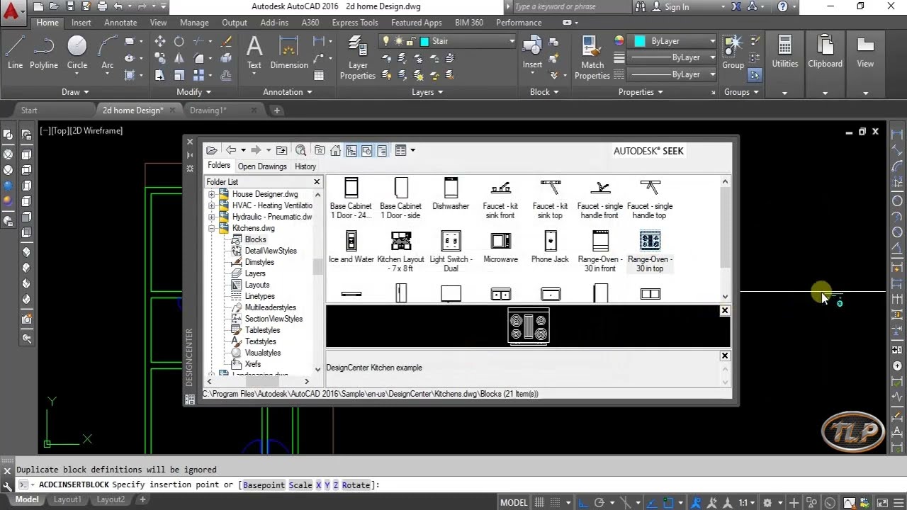 Making Floor Plan in AutoCAD for Beginners (Complete) Part -2 of 3 ...