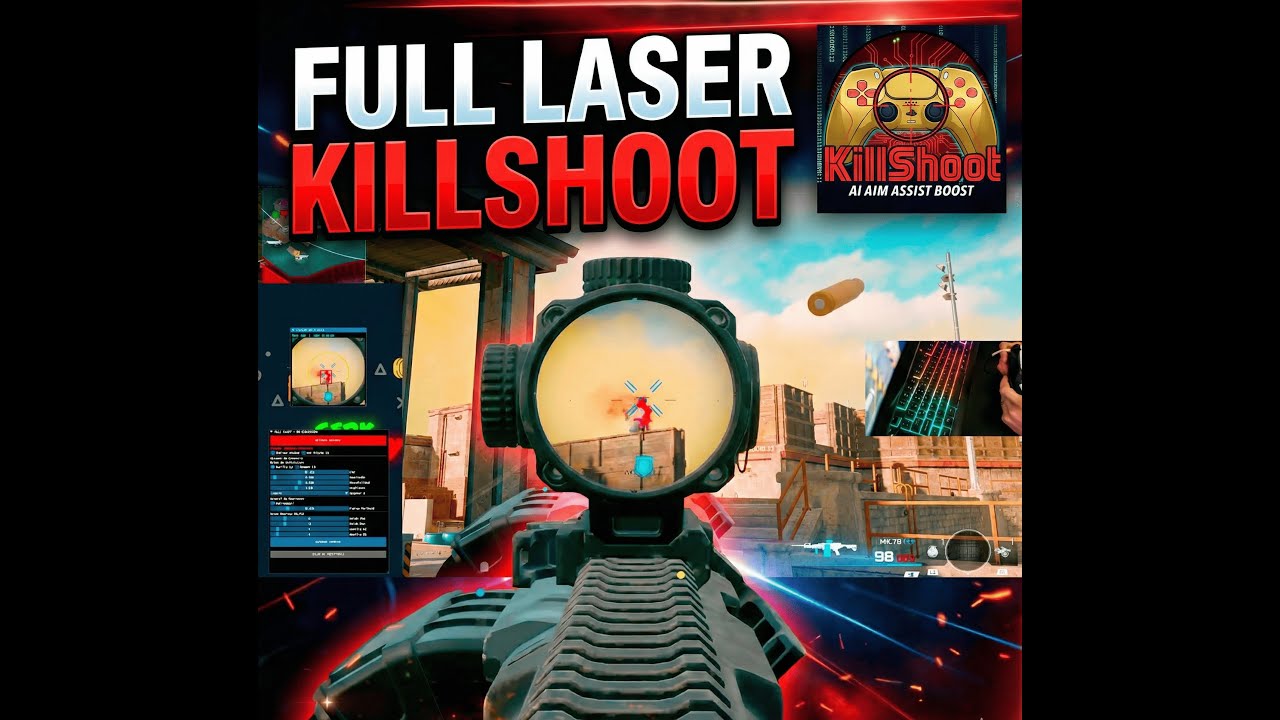 MAX AIM ASSIST AI FULL LASER 🔥 Its BROKEN (KillShoot) Warzon - YouTube