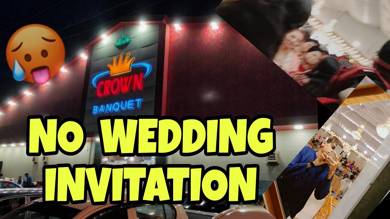 ENTERS IN NO INVITATION WEDDING🤫/GONE WRONG😮 - YouTube