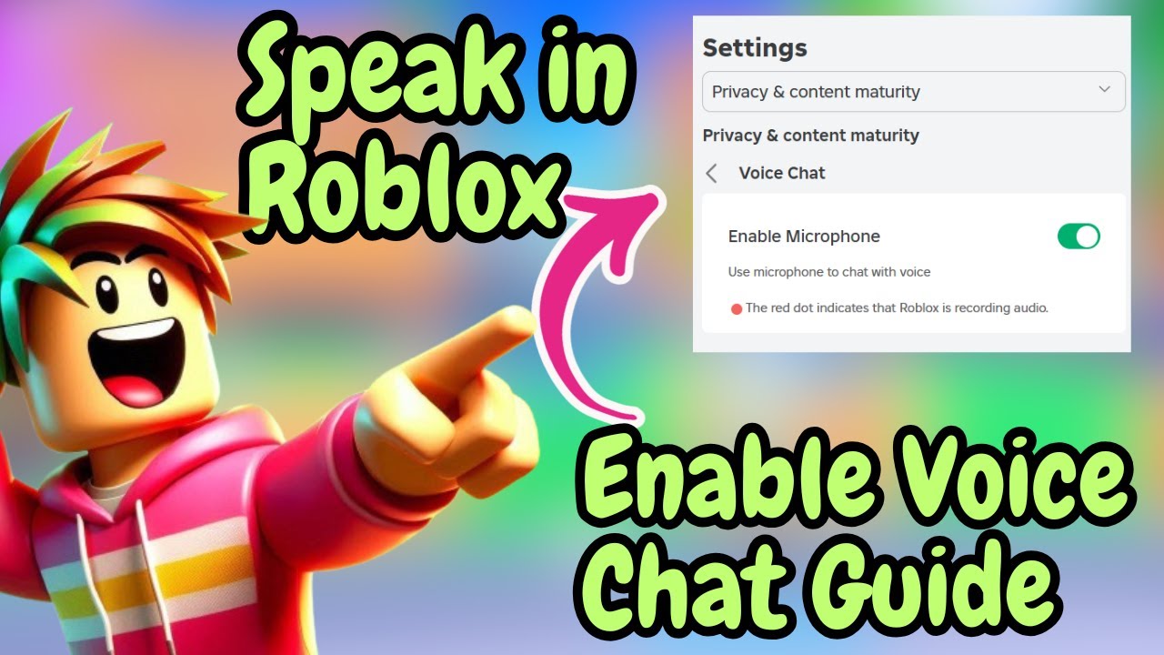 How to Speak in Roblox (How To Enable Voice Chat on Roblox Guide) - YouTube