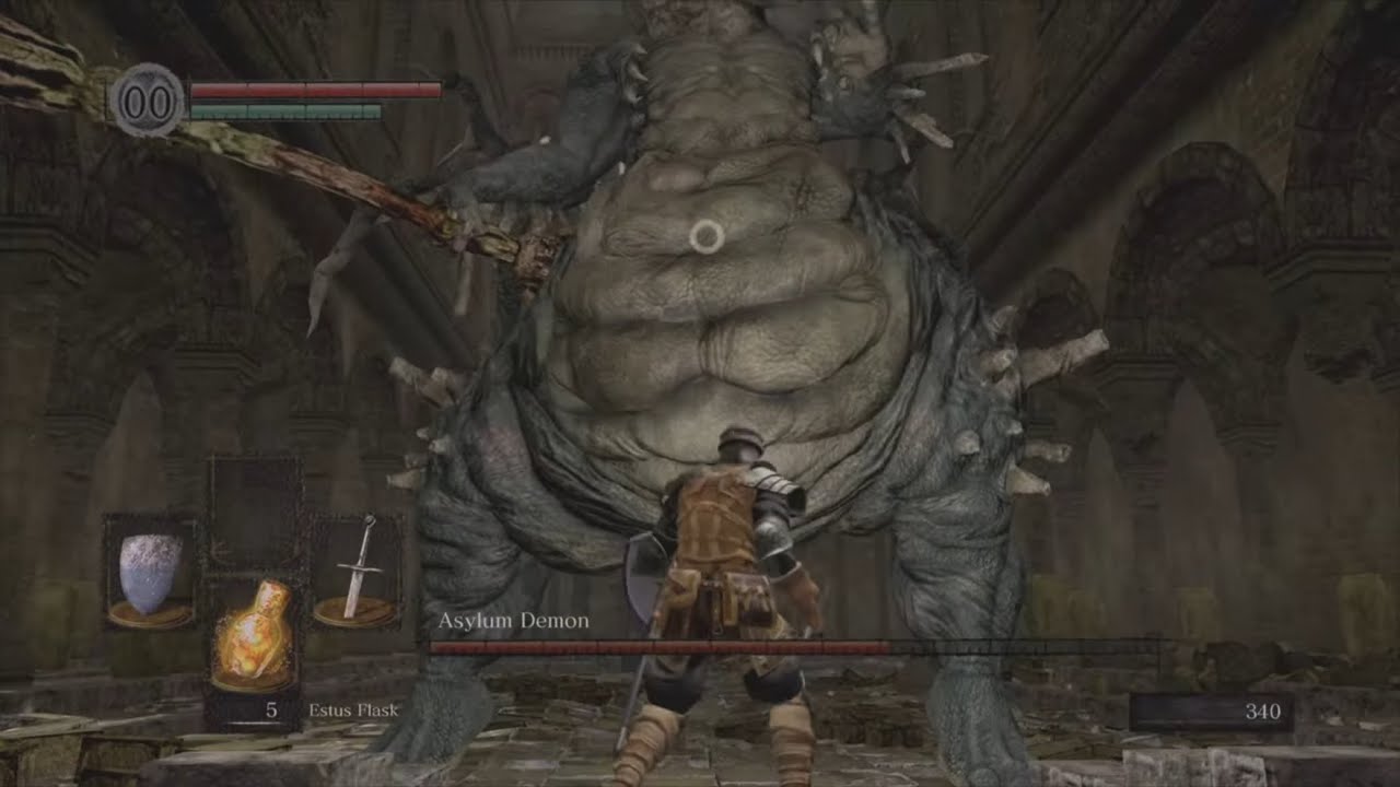 Dark Souls 1 - Asylum Demon - YouTube
