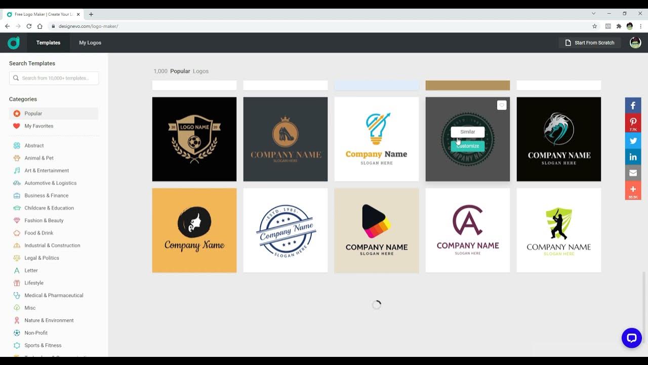 CREA LOGHI PROFESSIONALI IN POCHI MINUTI CON DESIGNEVO - YouTube