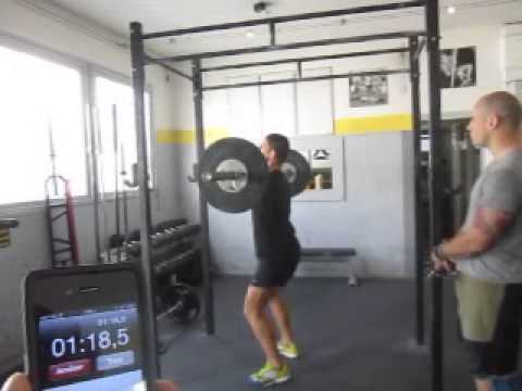 THIRION Sébastien wod1 french throwdown - YouTube