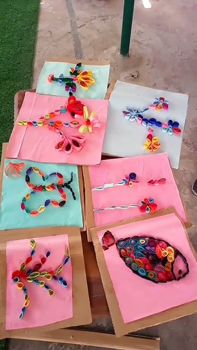 quilling paper art class - YouTube