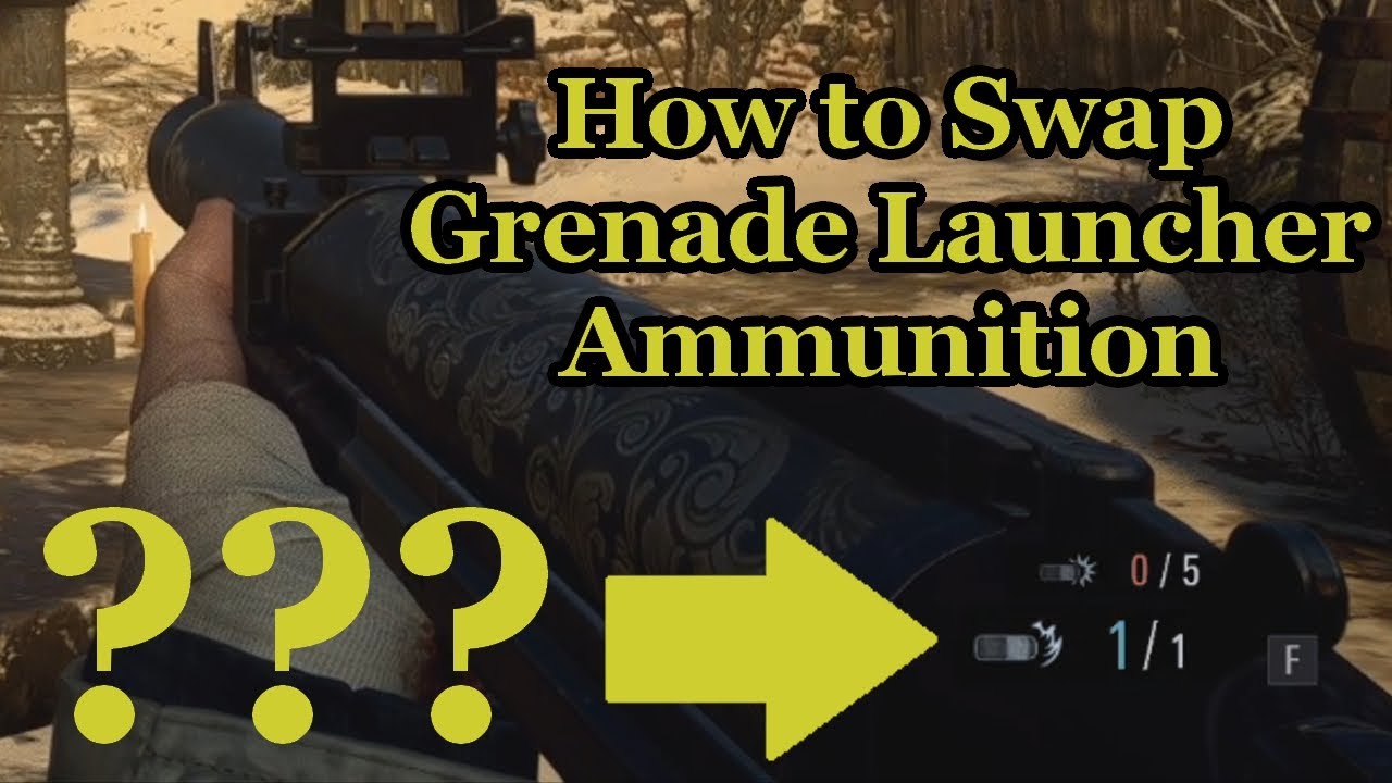 How to Swap Grenade Launcher Ammo in Resident Evil Village - Flashbang ...