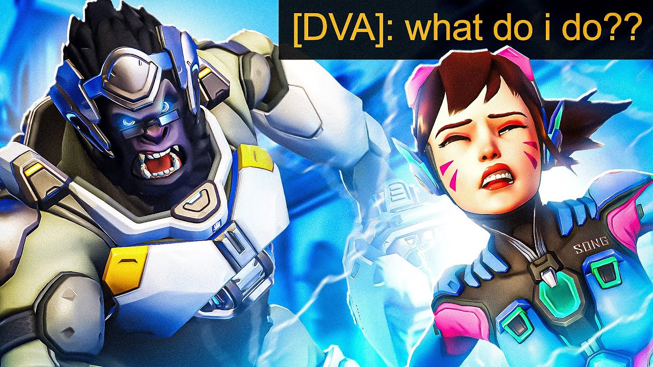 This Dva Didn't Know What To Do Once The Enemy Swapped Heroes ...