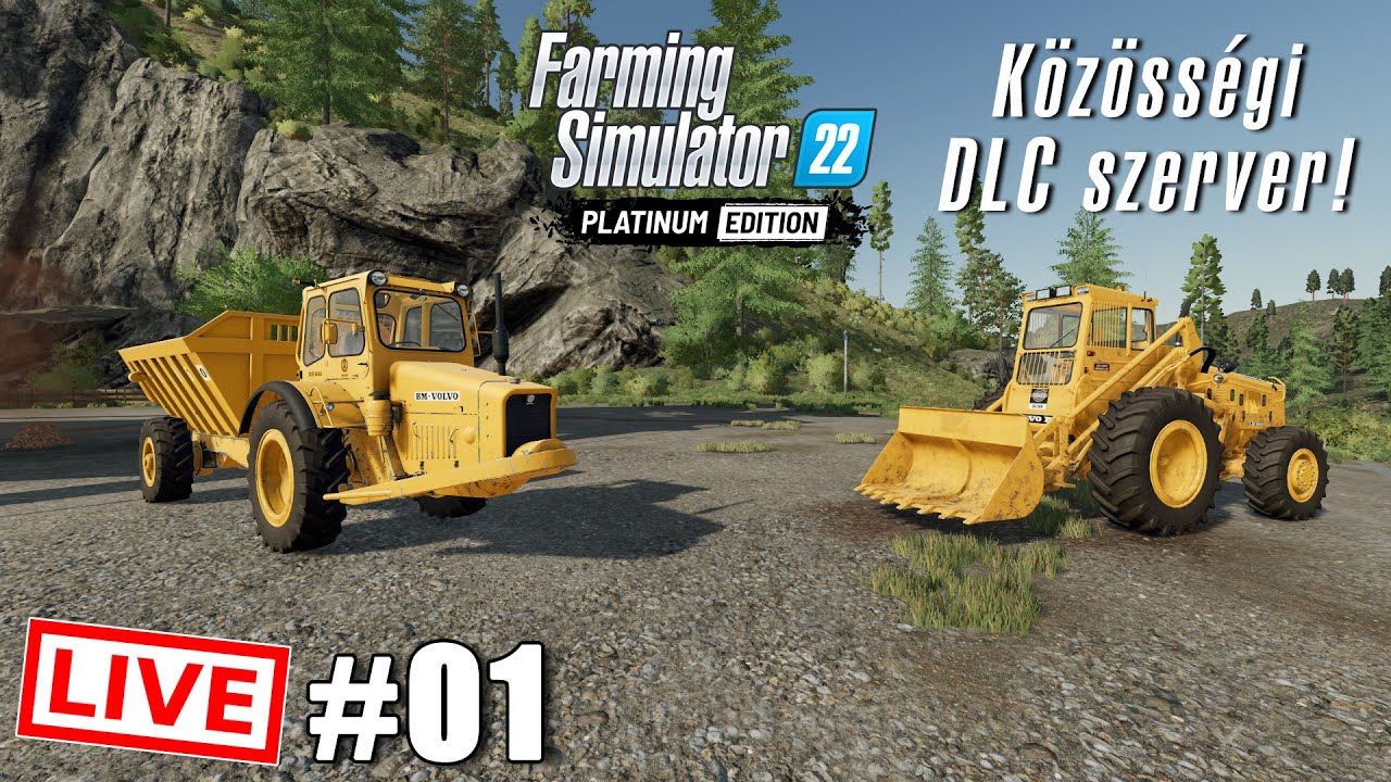 Közösségi DLC szerver! | Farming Simulator 22 #01 - YouTube