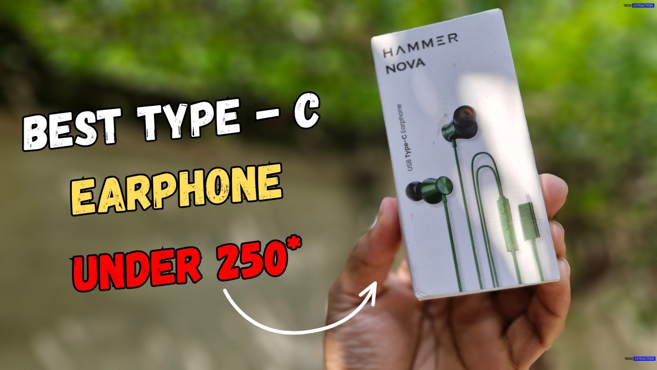 Best Budget Type C Earphone | HAMMER Nova in Ear C Type Earphones ...