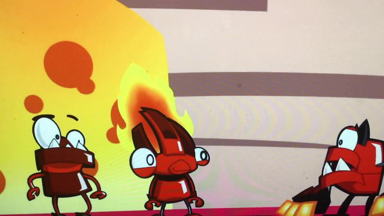 Mixels hot lava shower - YouTube