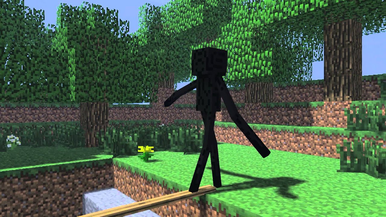 Walking on a log [Minecraft Animation] - YouTube