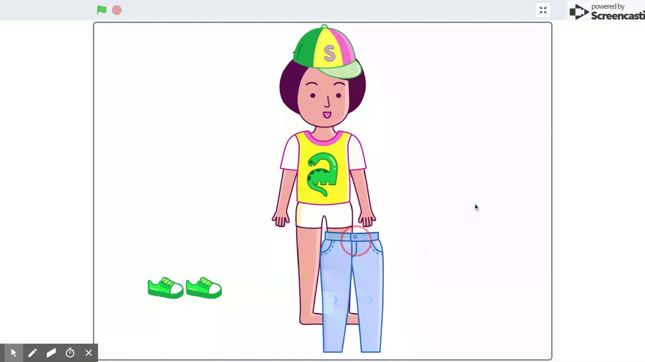 DRESS UP GAME on Scratch - YouTube