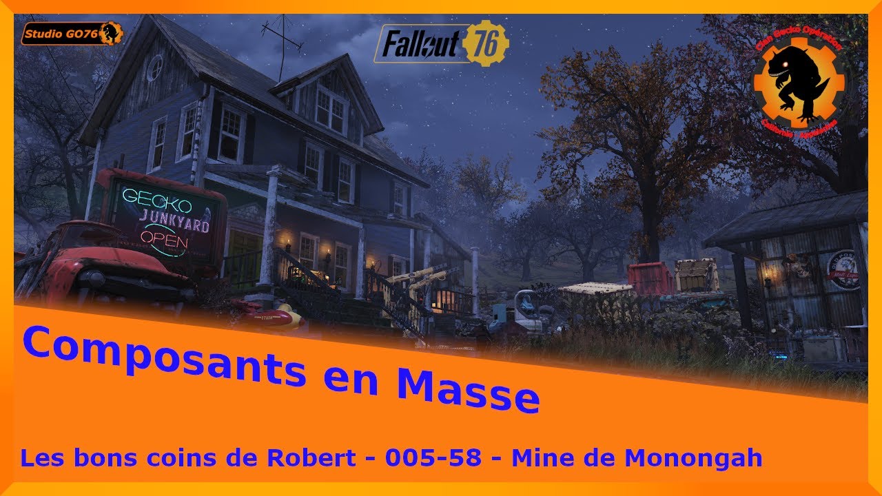 Fallout 76 - Composants en Masse - Béton - 005-58 - Mine de Monongah ...