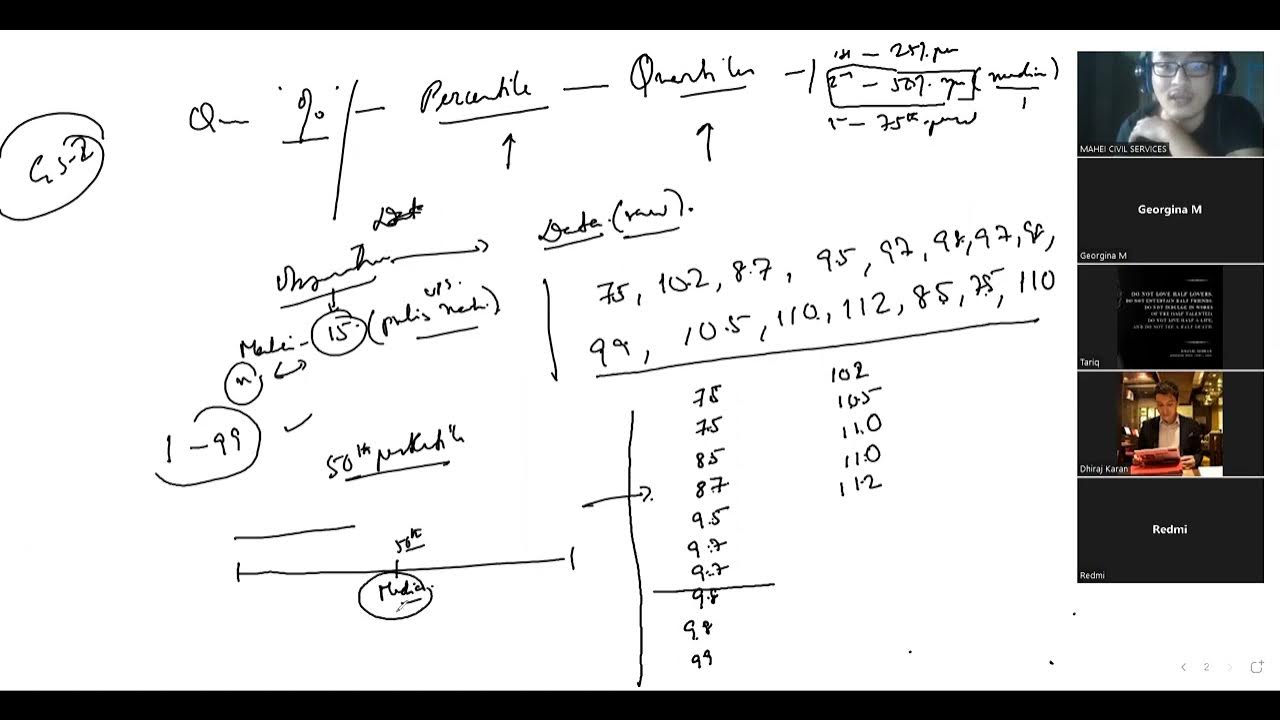 Percentile and Quantile Calculation - YouTube