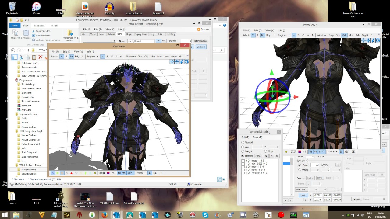 XNALara Models tu PMX Model Convertieren German Part 4 - YouTube