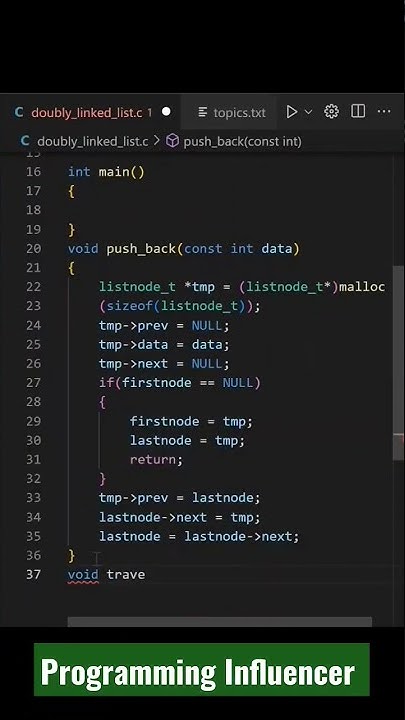 Doubly Linked List - YouTube