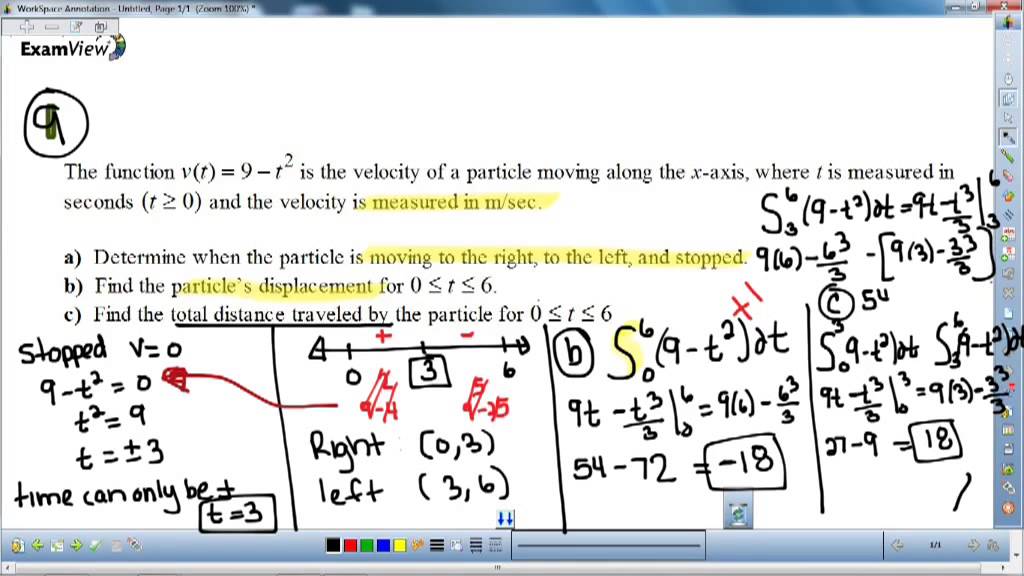 Calculus AB Chapter 7 Review #8-12 - YouTube