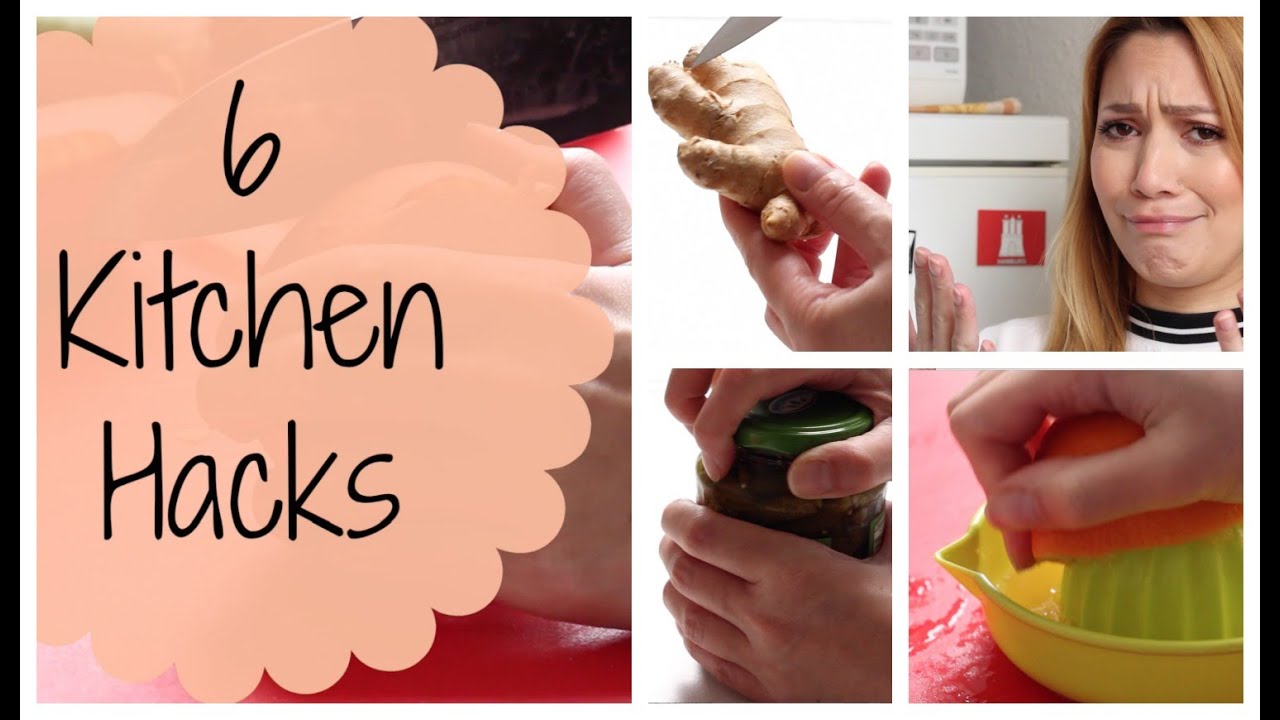 6 Kitchen Hacks | Tipps in der Küche - YouTube