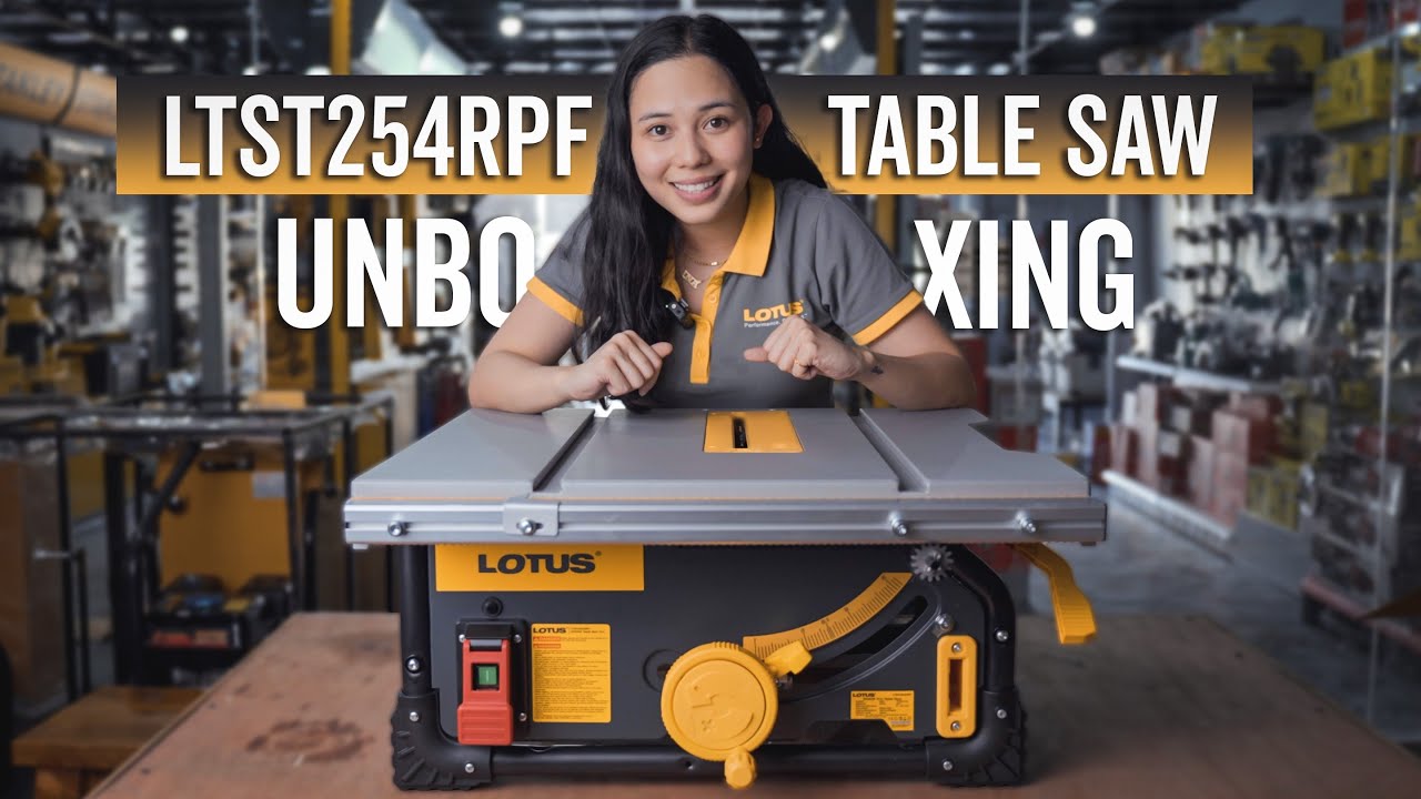 Lotus LTST254RPF Pro Table Saw UNBOXING & REVIEW! - YouTube