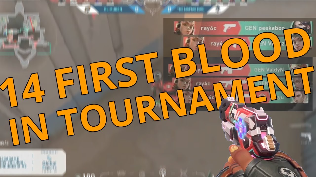 14 FIRST BLOOD in Tournament - YouTube