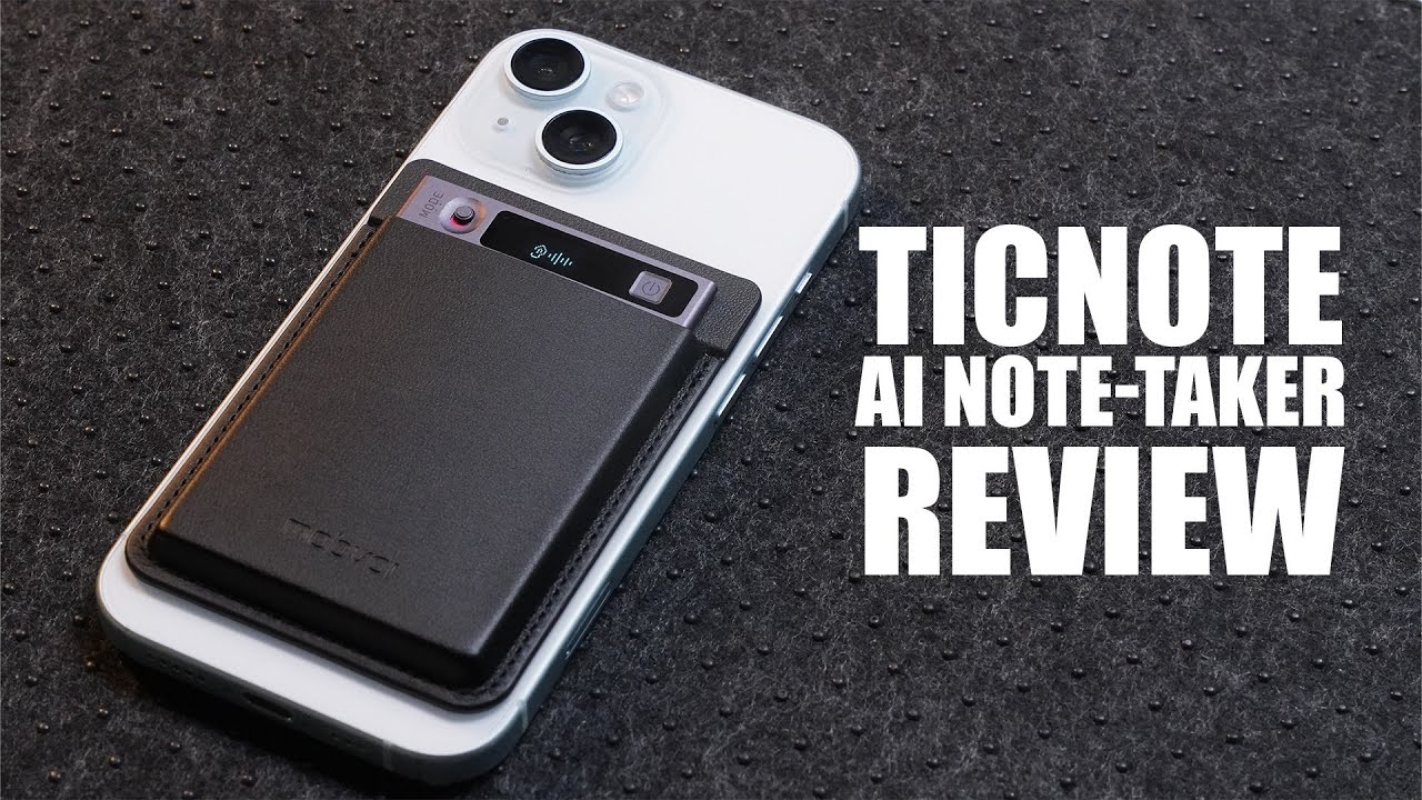 TicNote AI Note Taker Review - Best Portable AI Recorder? - YouTube
