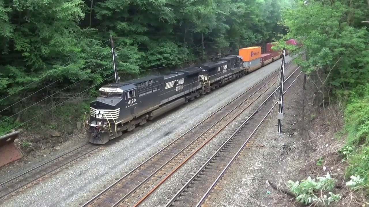 A Day At The Cassandra Railroad Overlook Part 2 - YouTube