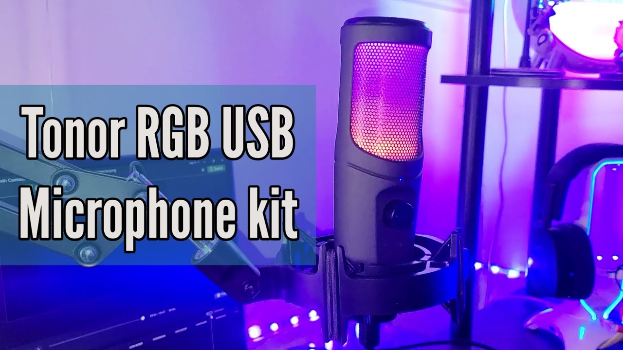 Tonor TC40 RGB microphone for podcasting and live streaming [Review ...