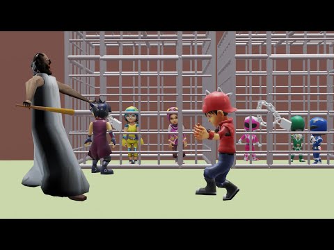 Boboiboy vs Granny, Misi Membebaskan Yaya dan Ying dari Tahanan Granny - Boboiboy Galaxy