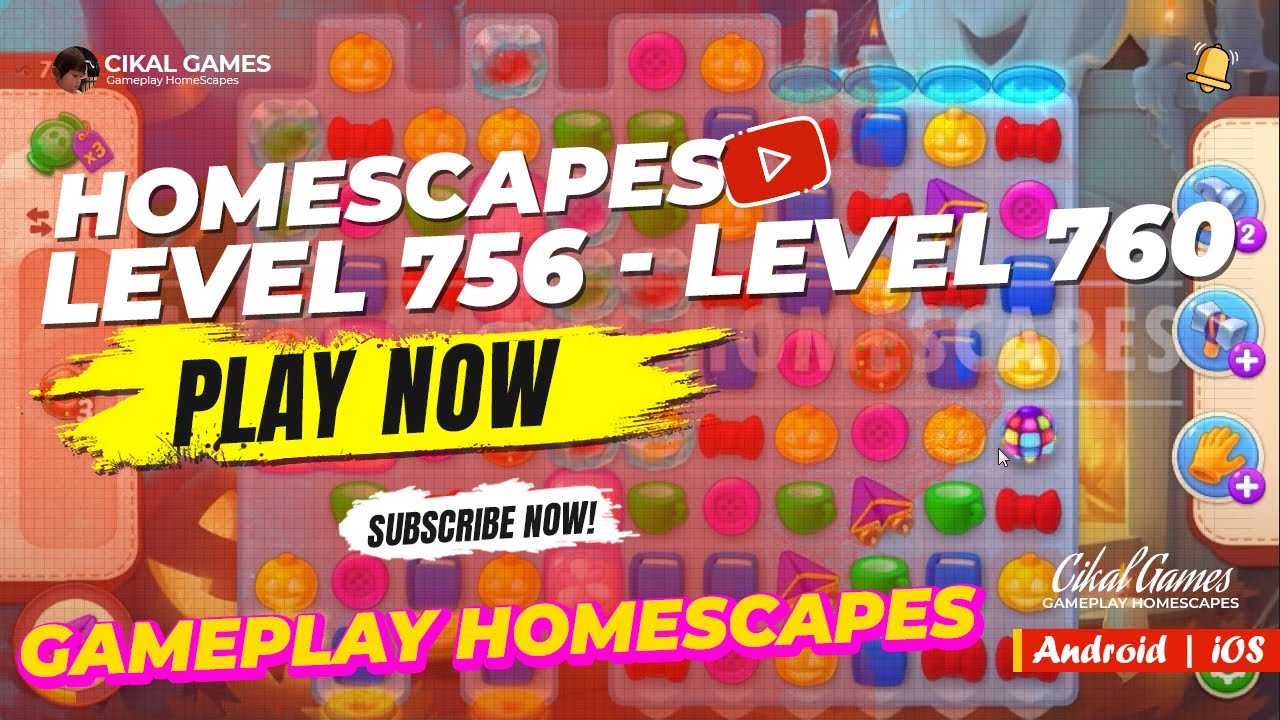 #Gameplay #HomeScapes Level 756 Sampai Level 760 - YouTube