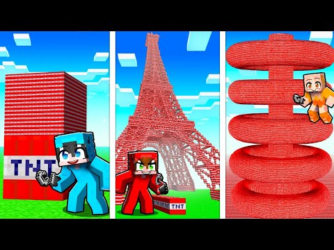 Exploté Todas las TNT SECRETAS de Minecraft...
