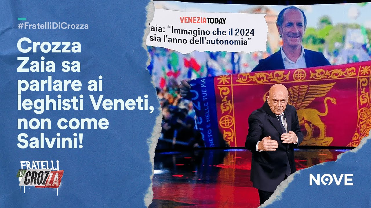 Maurizio Crozza "Zaia sa parlare ai leghisti Veneti, non come Salvini ...