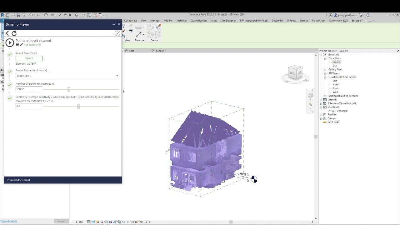 Automate Revit Levels from Point Clouds using Dynamo - YouTube