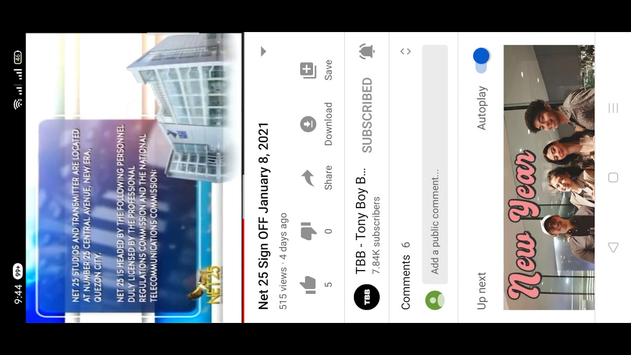 Net 25 Sign OFF January 8,2021 - YouTube