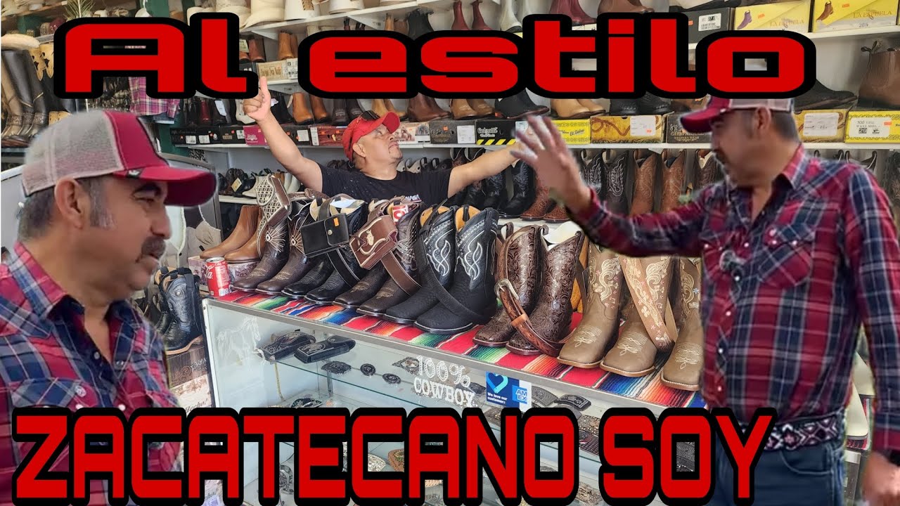 TIENDA EL TEXANO al estilo ZACATECANO SOY para rancheros - YouTube