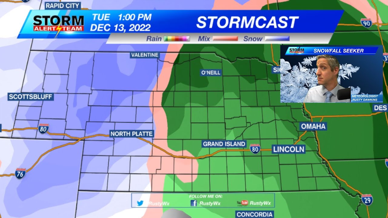 Big Snow in Western Nebraska Early Next Week? - YouTube