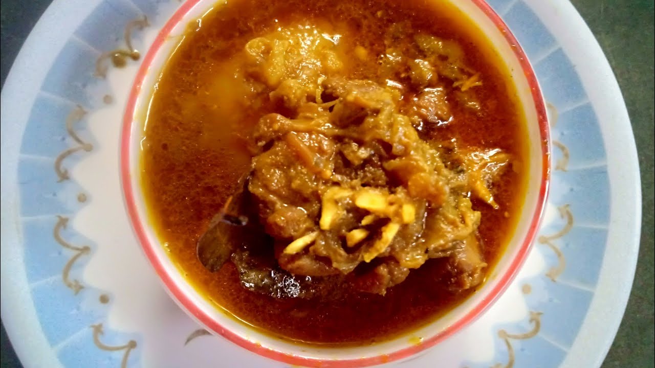 mutton curry aur mutton jhol recipe made by my father in village style ...